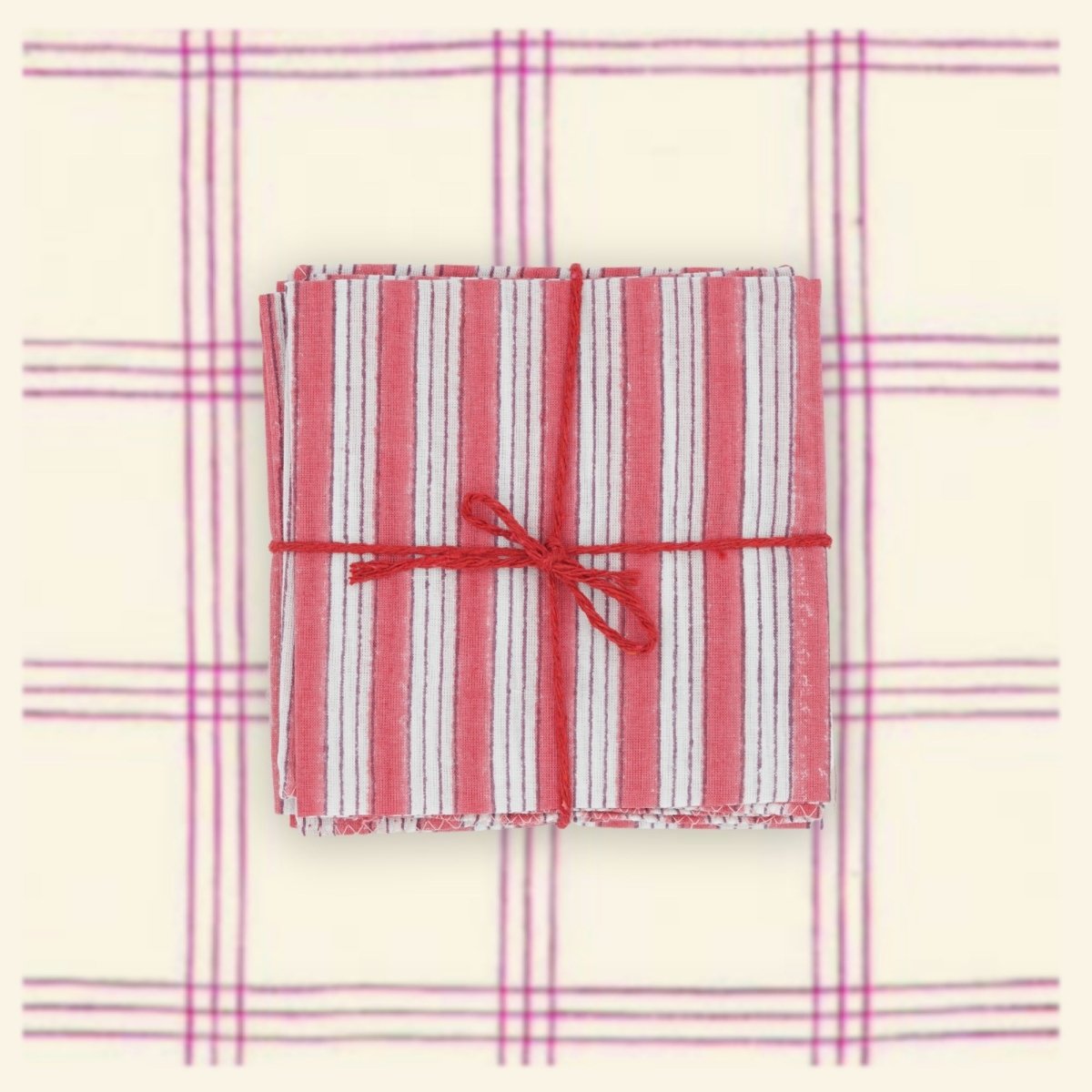 Serviettes de table Salem Pastèque| Mix & Match | Suzette à table